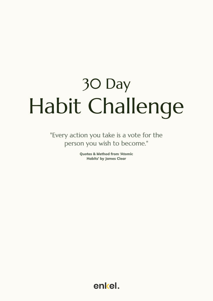 30 Day habit tracker - PDF for GoodNotes or Printable – Enkel Studios